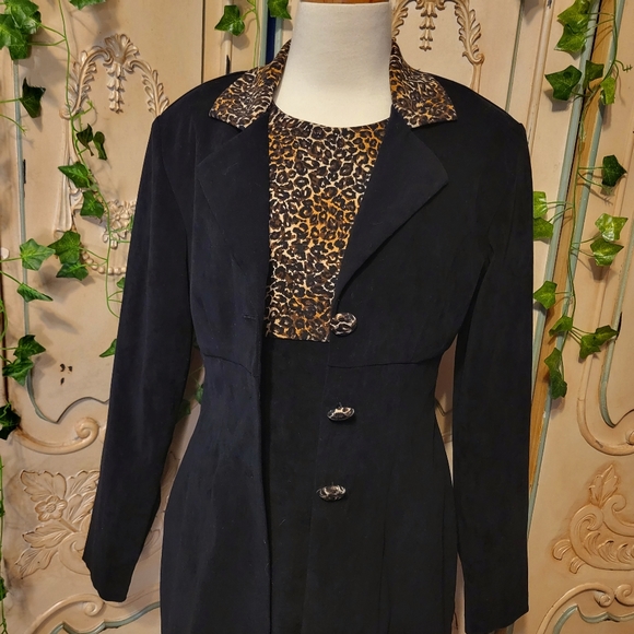 dawn joy fashions | Dresses | 99s Vintage Dawn Joy Leopard Mini Dress ...